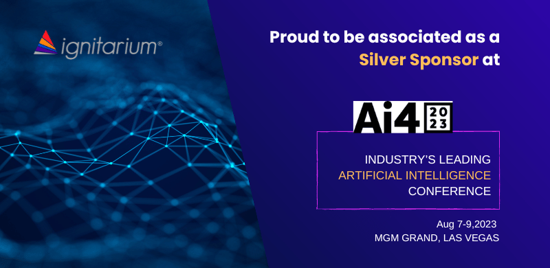 Ignitarium is a Silver Sponsor at Ai4 2023 | ignitarium.com